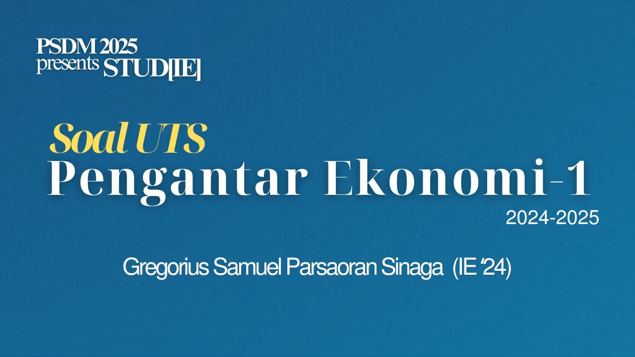 STUD[IE] UTS PE-1 ODD SEMESTER 24/25 - YouTube