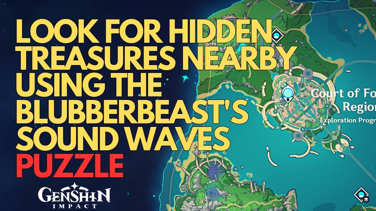 Look for hidden treasures nearby using the Blubberbeast's sound waves ...