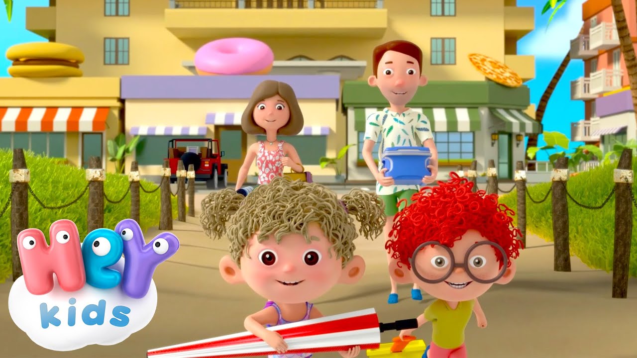 Playa, arena y sal 🏖️☀️ | Canciones para Niños | HeyKids - Canciones ...