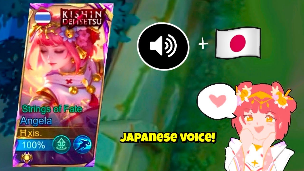ANGELA KISHIN DENSETSU JAPANESE VOICE LINES!👘🌸 - YouTube