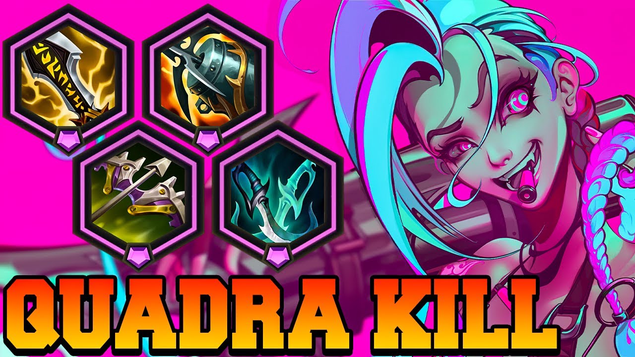 LOL Jinx Guide ADC ! Jinx Build Pro Gameplay S14 !! League Of Legends ...