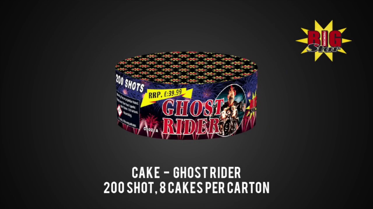 Big Star Fireworks - Cake - Ghost Rider - YouTube