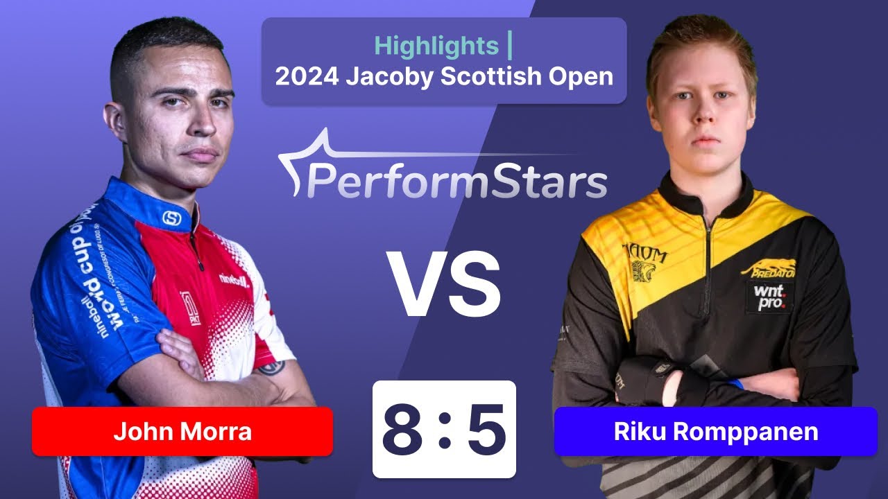 Pool Highlights | Riku Romppanen vs John Morra | 2024 Jacoby Scottish ...