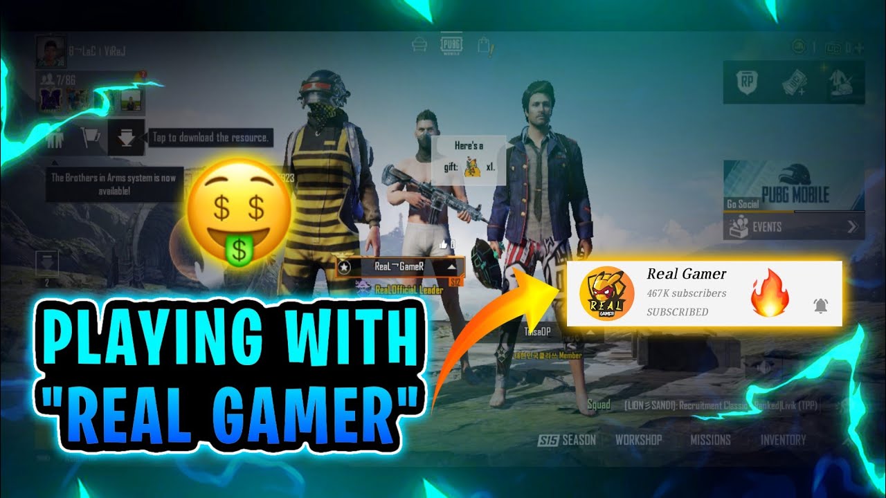 Playing With "Real Gamer" Tp Gameplay | #RealGamer | Playing with big ...