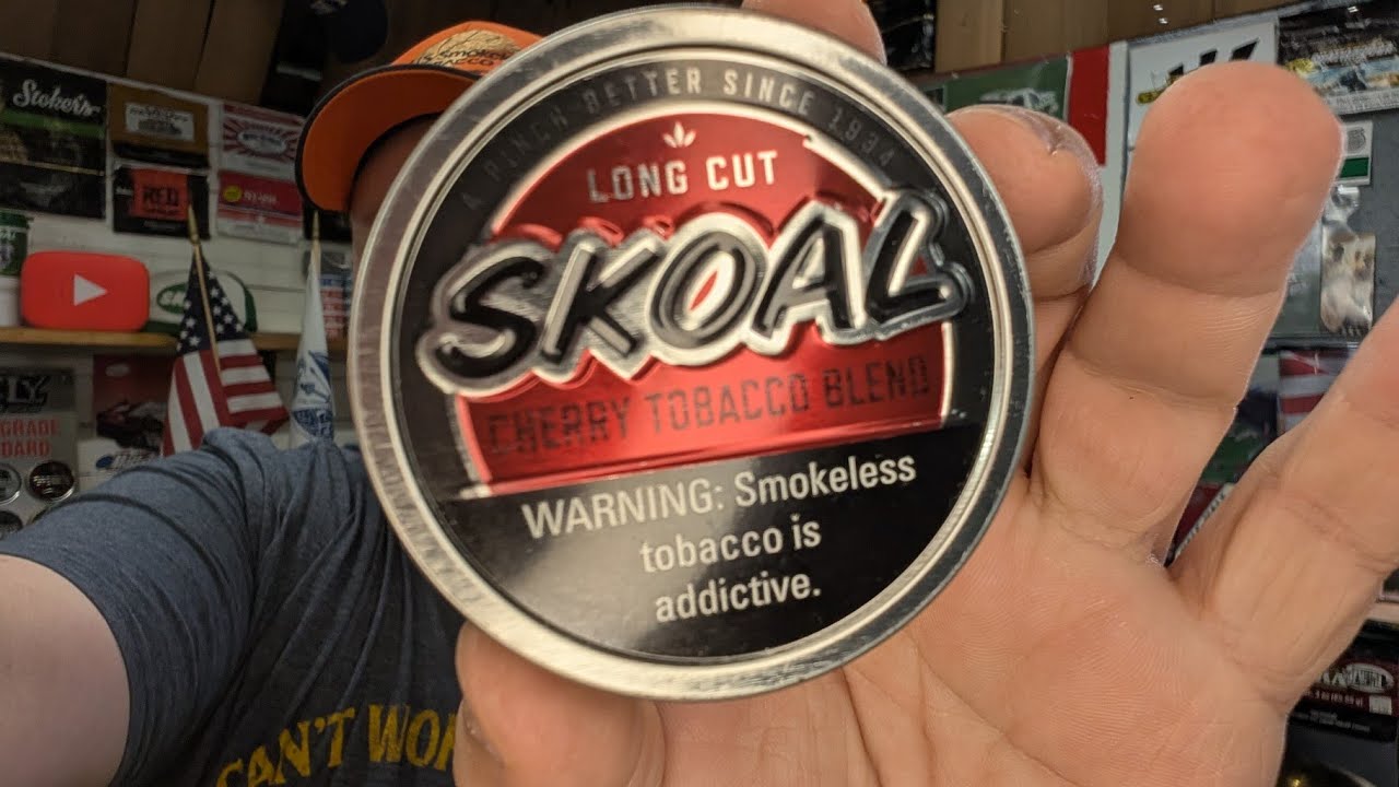 Skoal Cherry Blend Long Cut Moist Snuff - YouTube