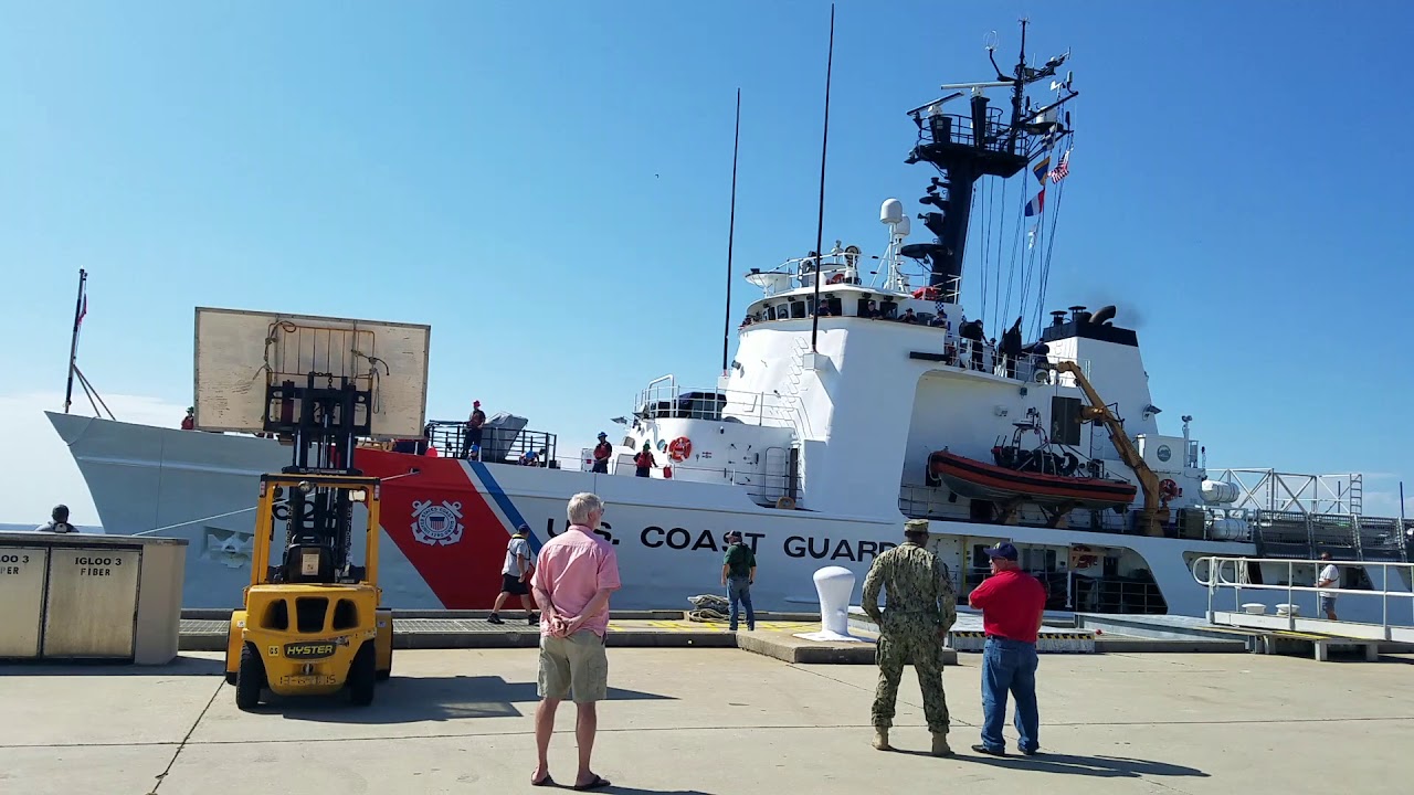 The US Coast Guard Dauntless Arrives at NAS Pensacola - YouTube