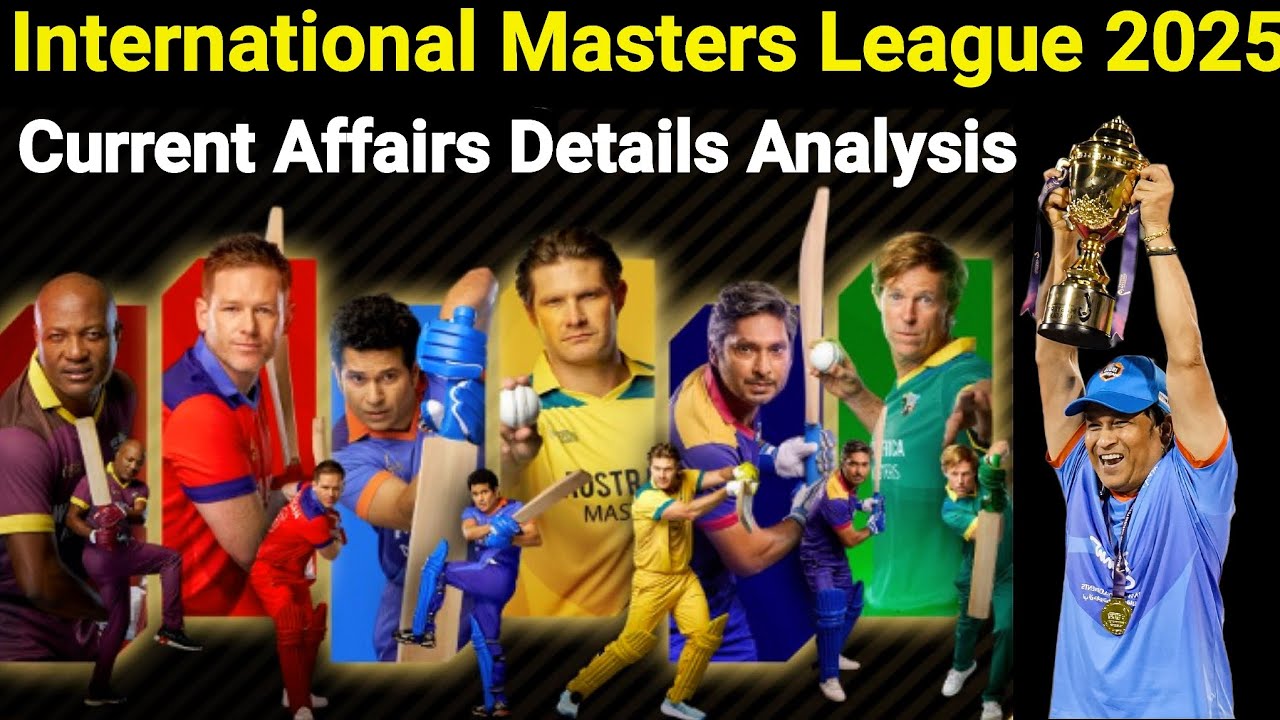 International Masters League 2025 || India Masters Win First IML ...
