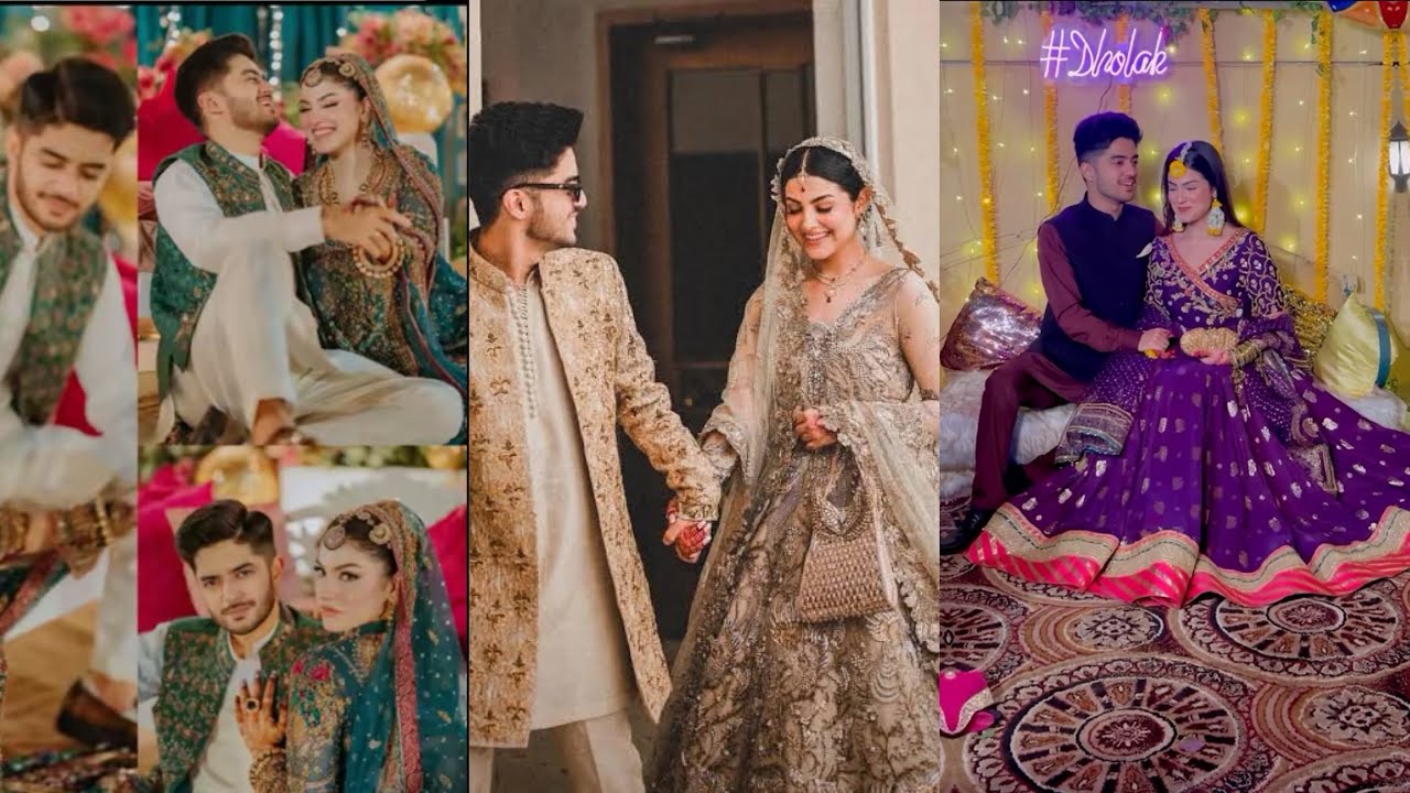 Raamis and Eyeina Shahzad Sangeet function | merub ali brother wedding ...