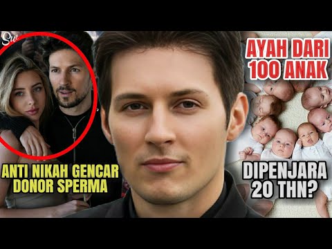 TERLALU GANTENG❗CEO TELEGRAM AYAH 100 ANAK GENCAR DONOR SPERMA GRATIS, PAVEL DUROV DIPENJARA 20 THN?