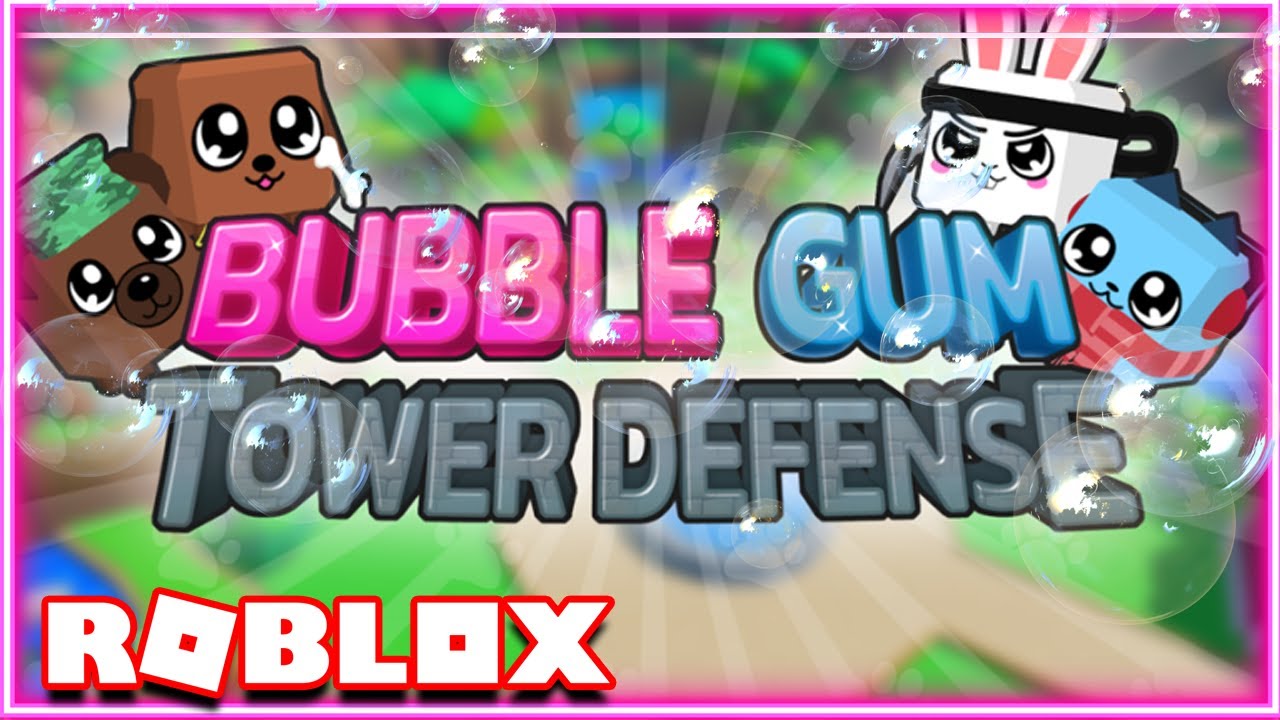 LE TOWER DEFENSE DE BUBBLE GUM SIMULATOR | Roblox Bubble Gum Tower ...
