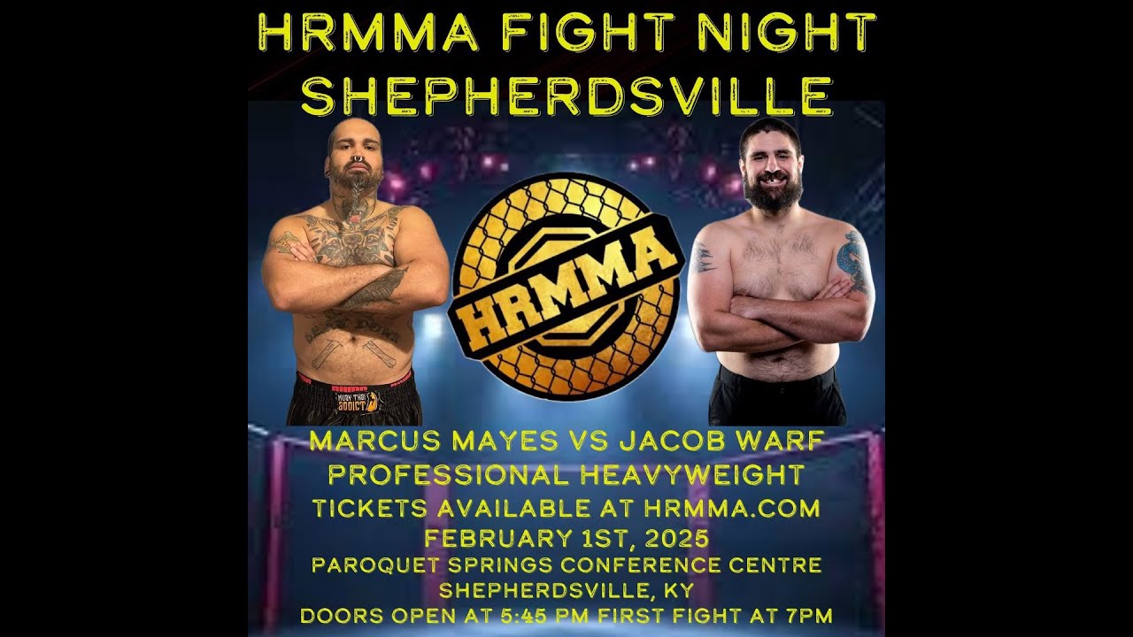 HRMMA 124 Marcus Mayes vs Jacob Warf Heavyweight PRO - YouTube