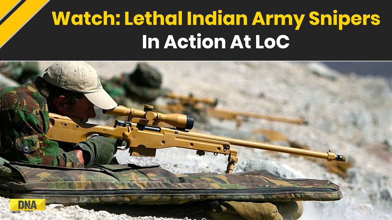 Indian Army's Sharpest Shooters In Action! Lethal Snipers Take Over LoC ...