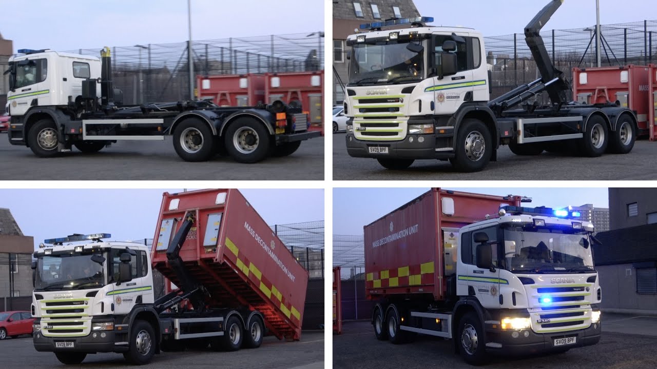 **HAZMAT** Prime Mover loads Mass Decontamination Pod (White Fire ...