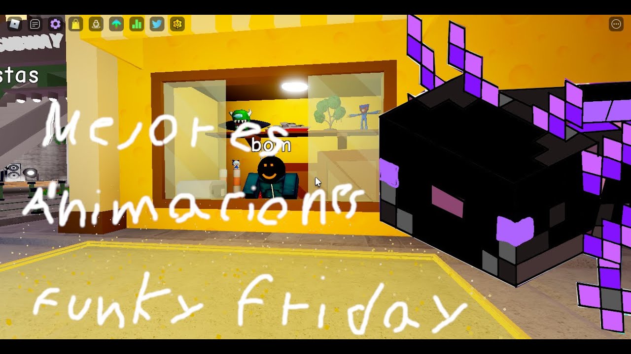 las 7 mejores animaciones de funky friday roblox - YouTube