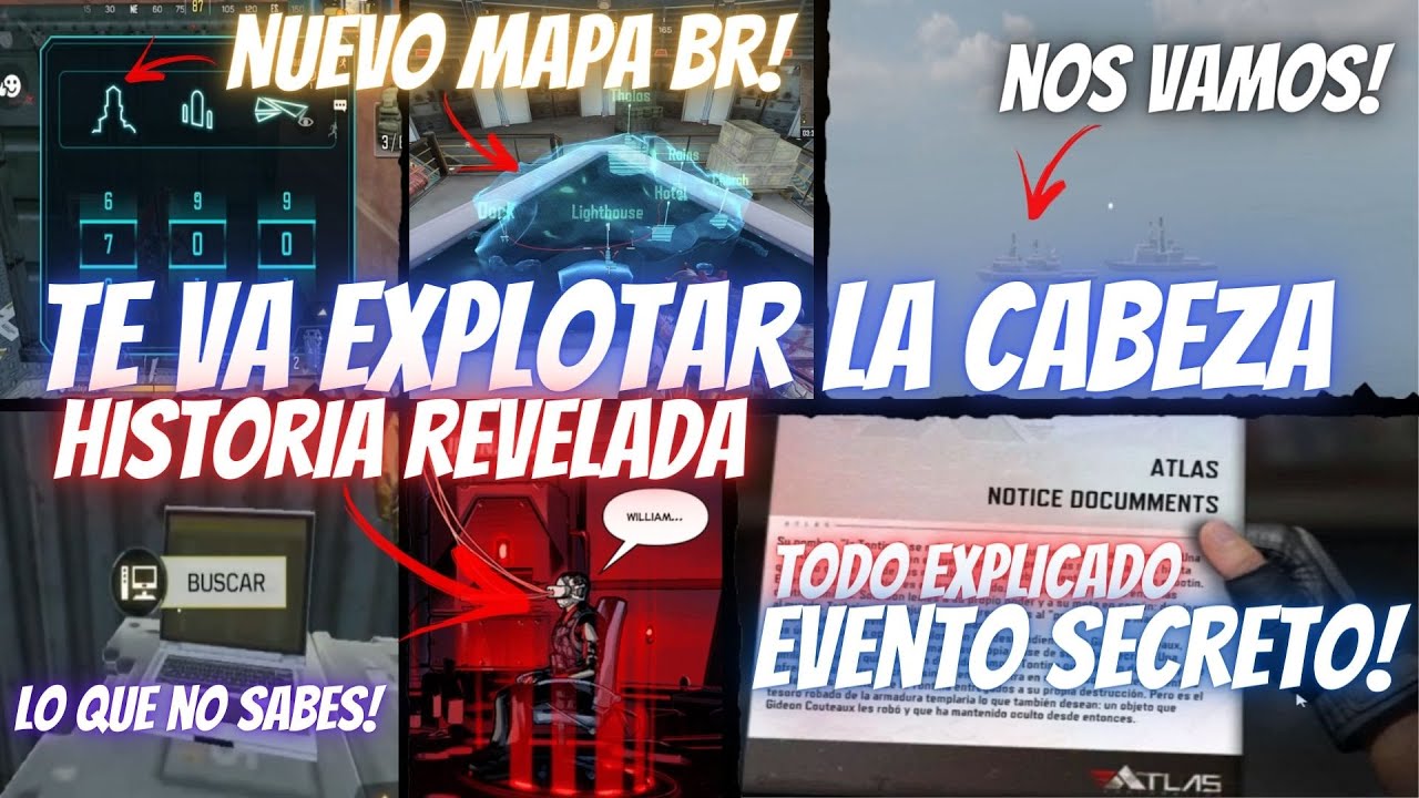 EXPLICO TODO! NUEVO EVENTO SECRETO! REVELADO! NUEVO MAPA BATTLE ROYALE ...