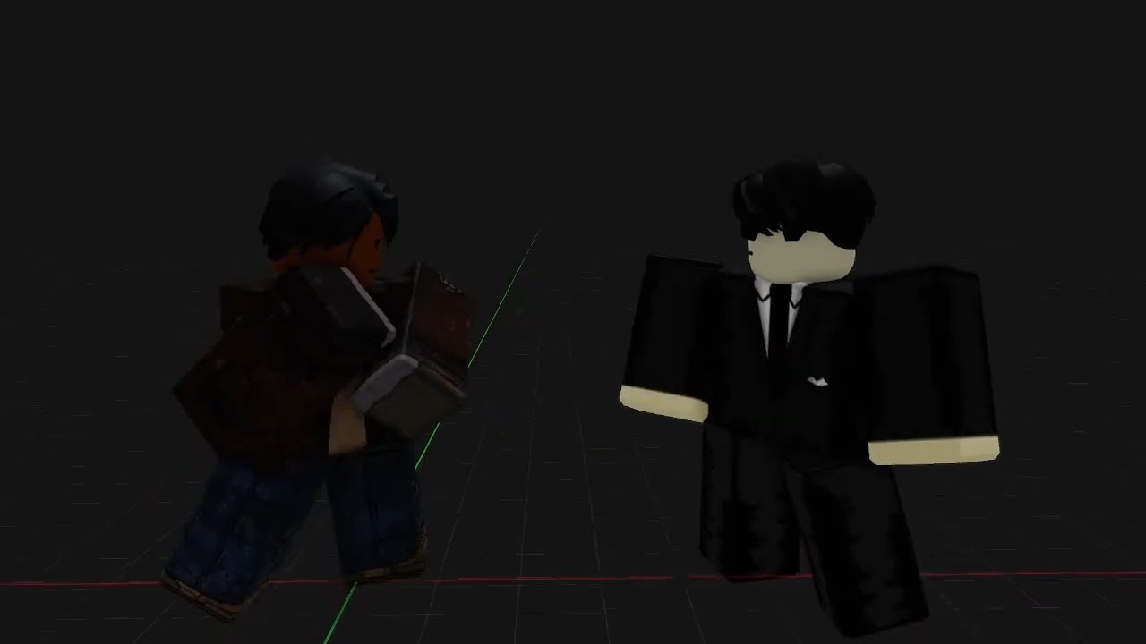 (Blender) First R6 fight animation - YouTube