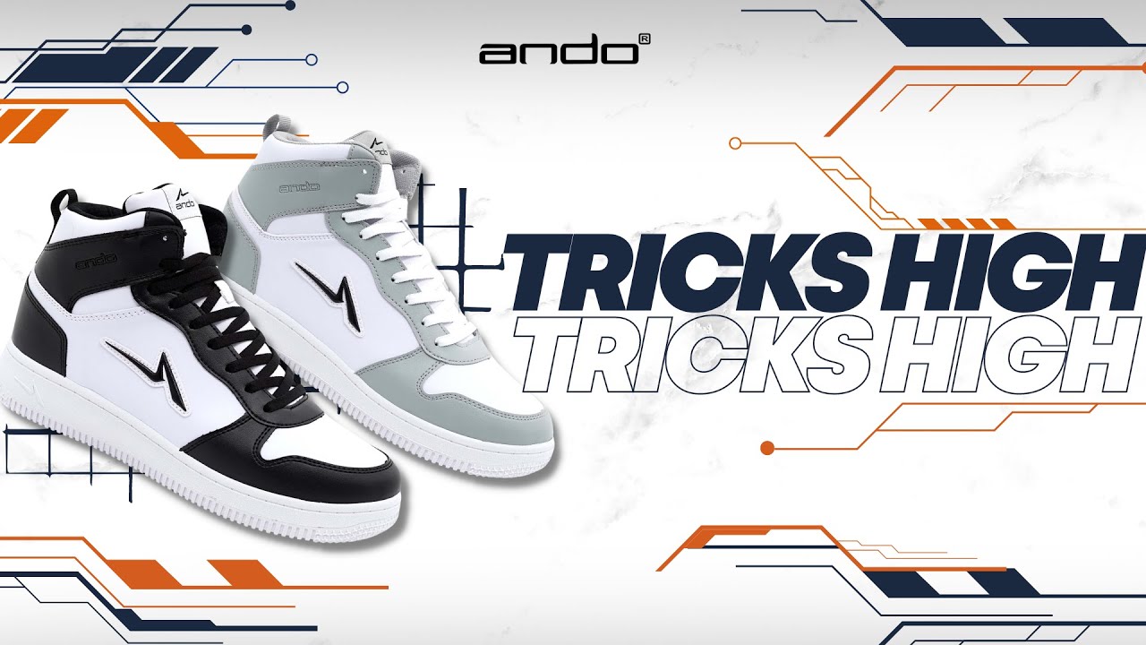 Sepatu Ando Tricks High - YouTube
