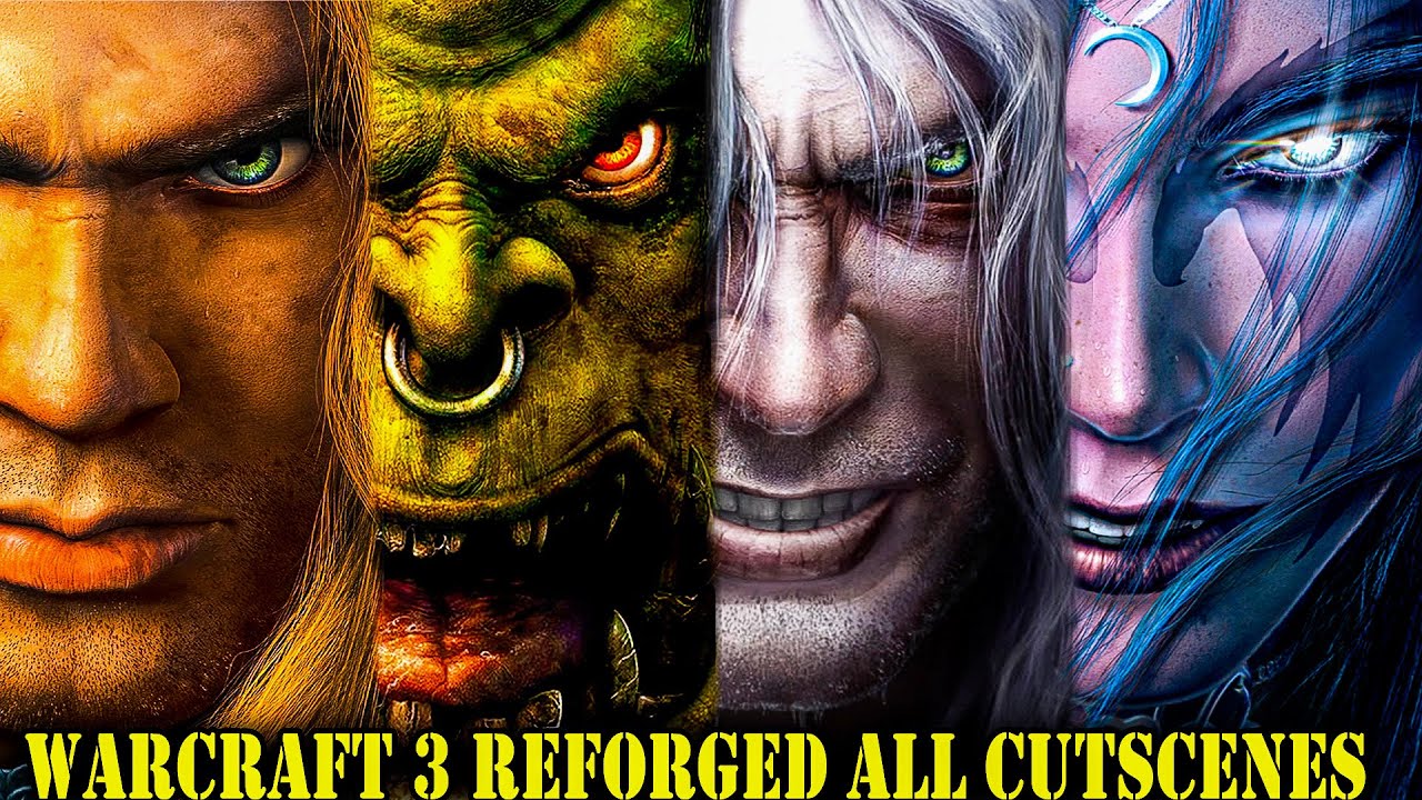 WARCRAFT 3 REFORGED | All Cutscenes & Cinematics - Dialogues (Game ...