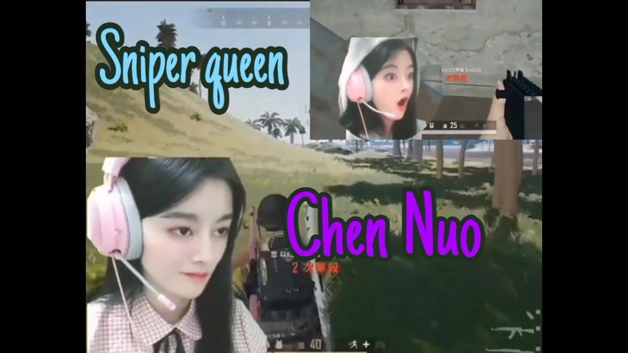 Chen Nuo Sniper queen &Her Expression।। PUBG MOBILE।। - YouTube