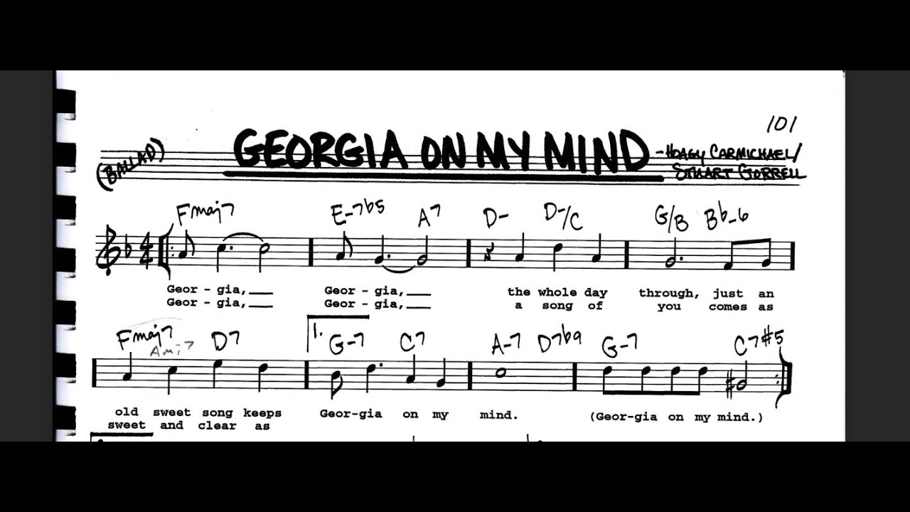 Georgia On My Mind Guitar Lesson Chords, Analysis, Melody, Soloing ...