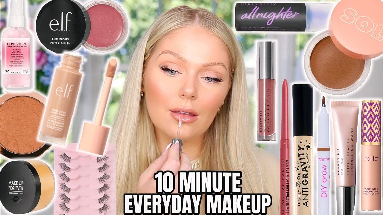 Everyday 10 Minute Makeup Routine So Easy 😍 Drugstore And High End Kelly Strack Youtube