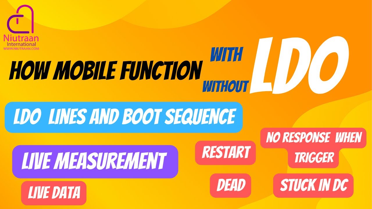 Mobile function with LDO & without LDO LIVE Measurement #technology # ...
