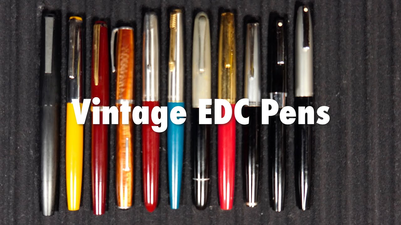 Vintage EDC Pens - YouTube