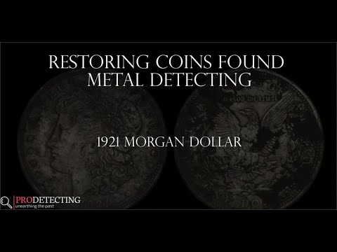 How To Clean Your Metal Detecting Coins - 1921 $1 #metaldetecting # ...