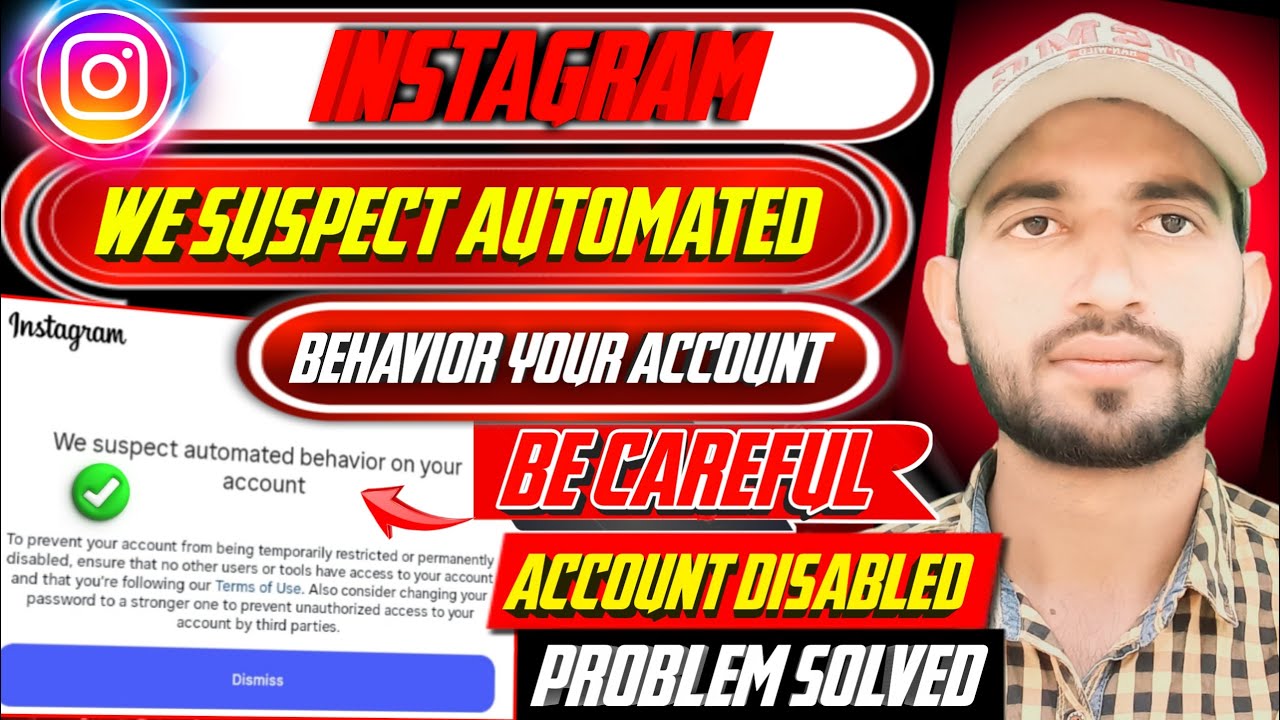 Instagram We Suspect Automated Behavior On Your Account | Instagram ...