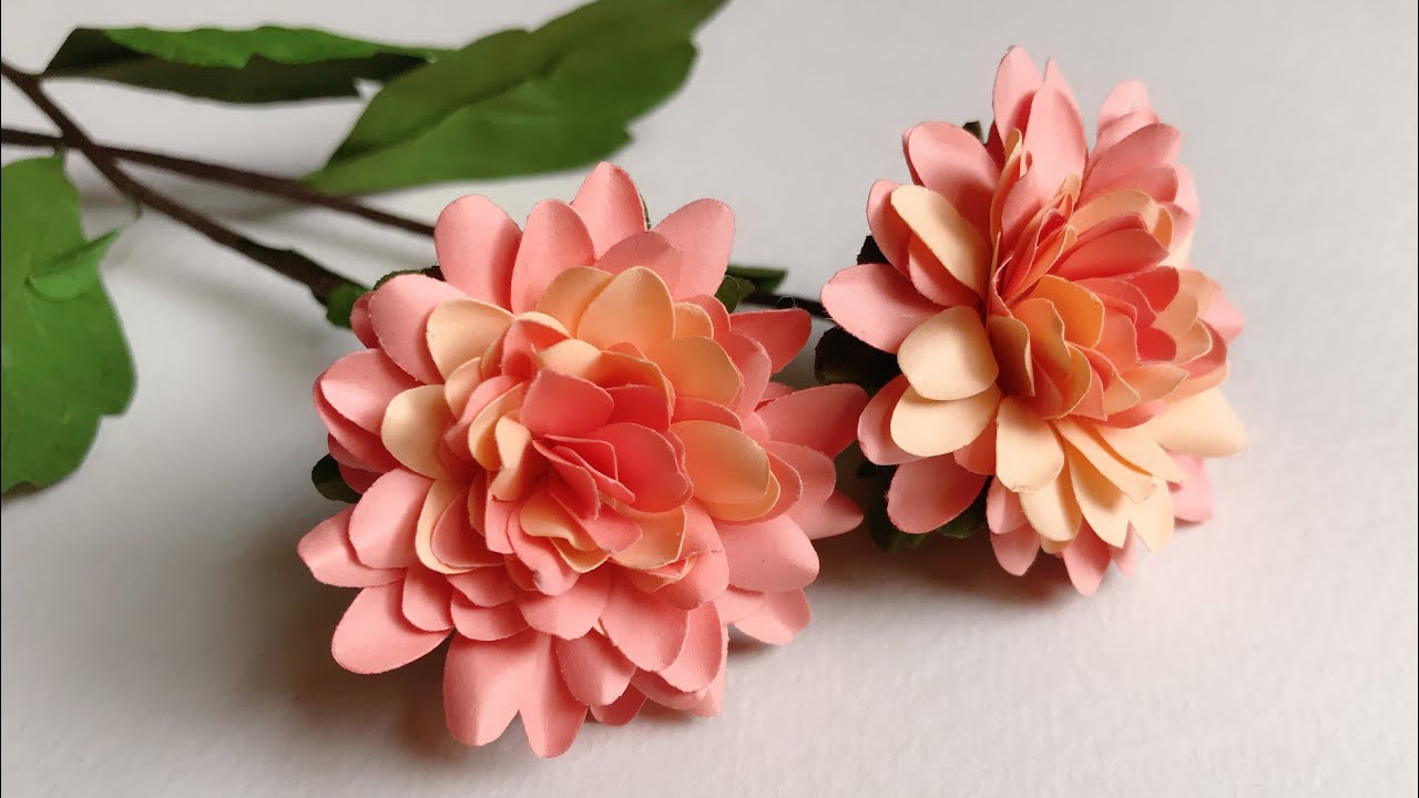ABC TV | How To Make Aster Karlowy Paper Flower With Shape Punch ...