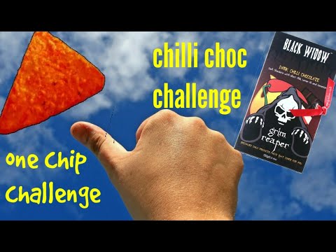 One Chip Challenge + ghost chilli chocolate - YouTube