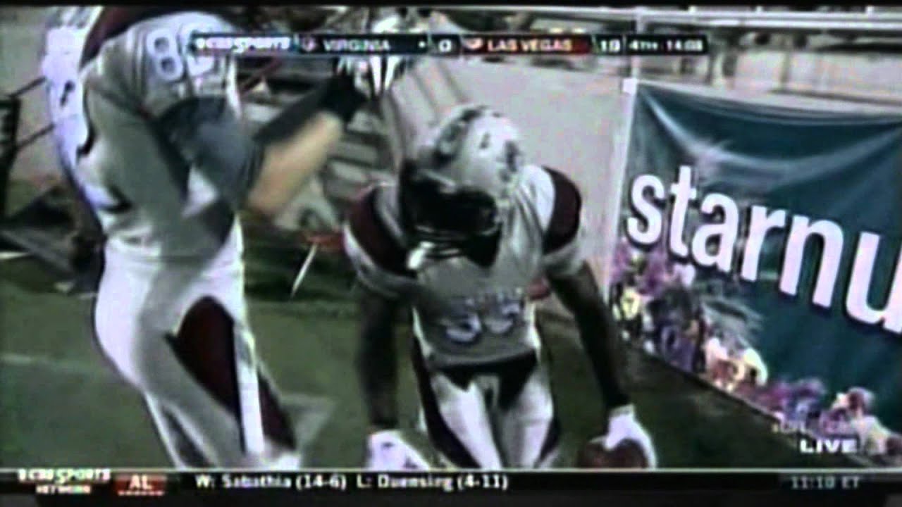 UFL: Virginia Destroyers at Las Vegas Locomotives 9/26/2012 - YouTube