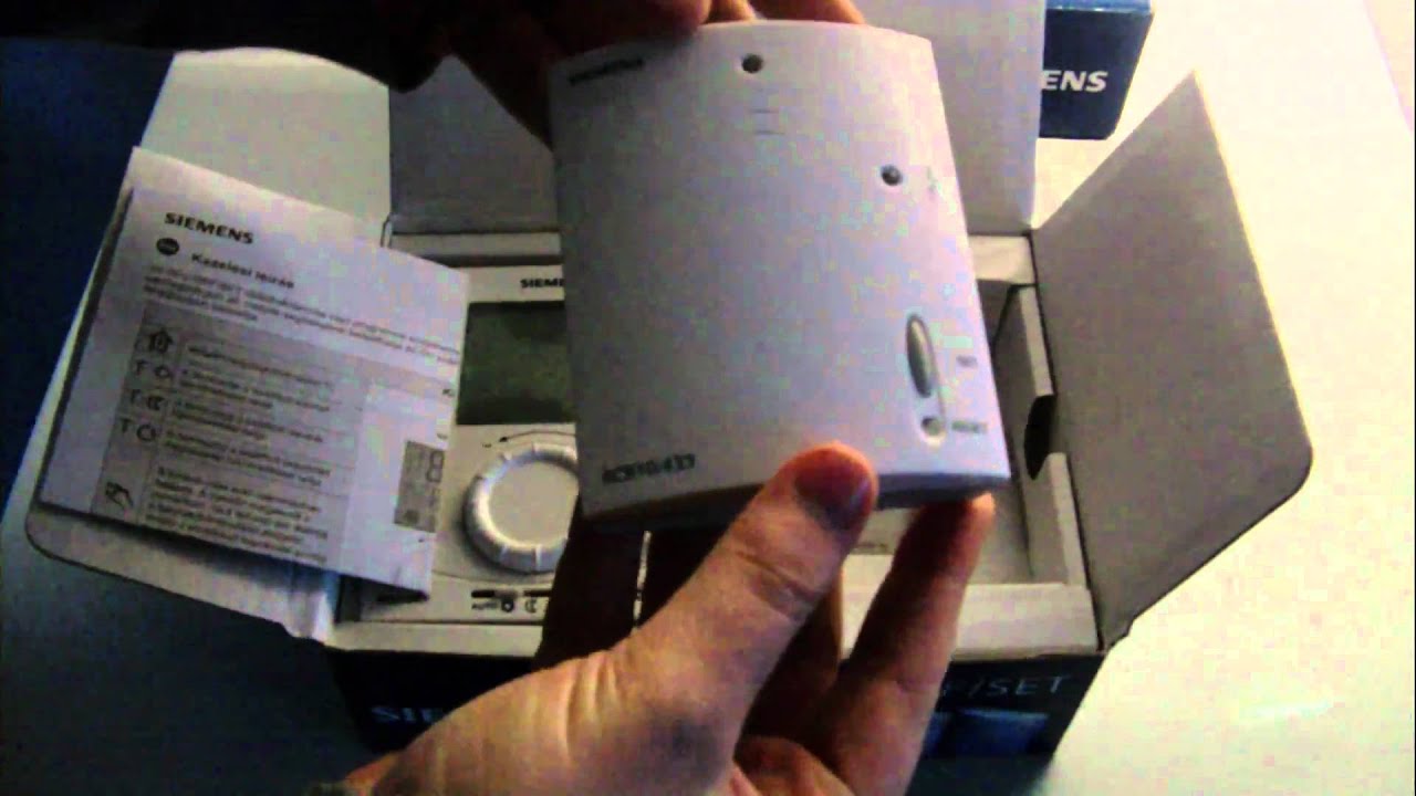 Siemens RDJ10RF/SET -Doboz tartalma - YouTube