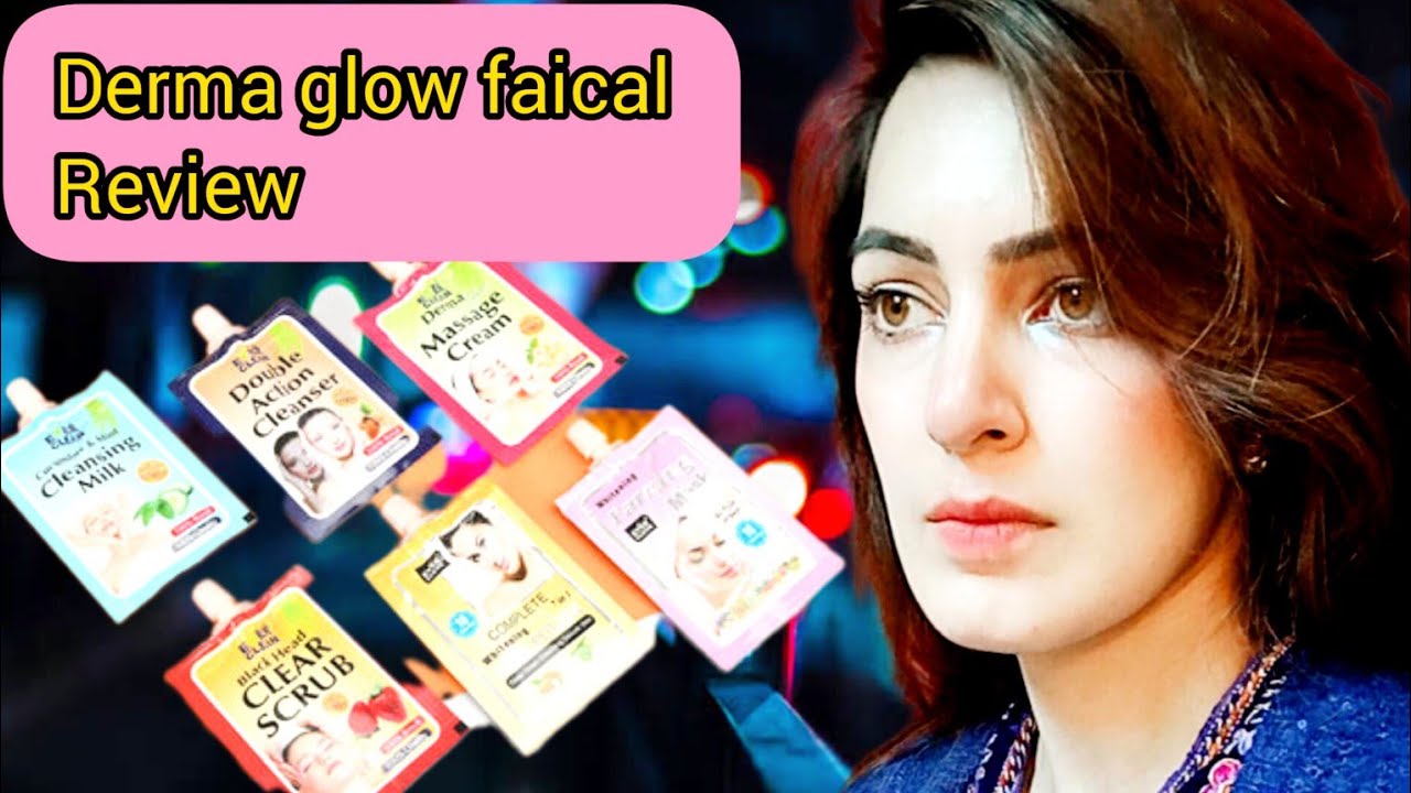 Derma glow facial kit Review /livelymaarya - YouTube