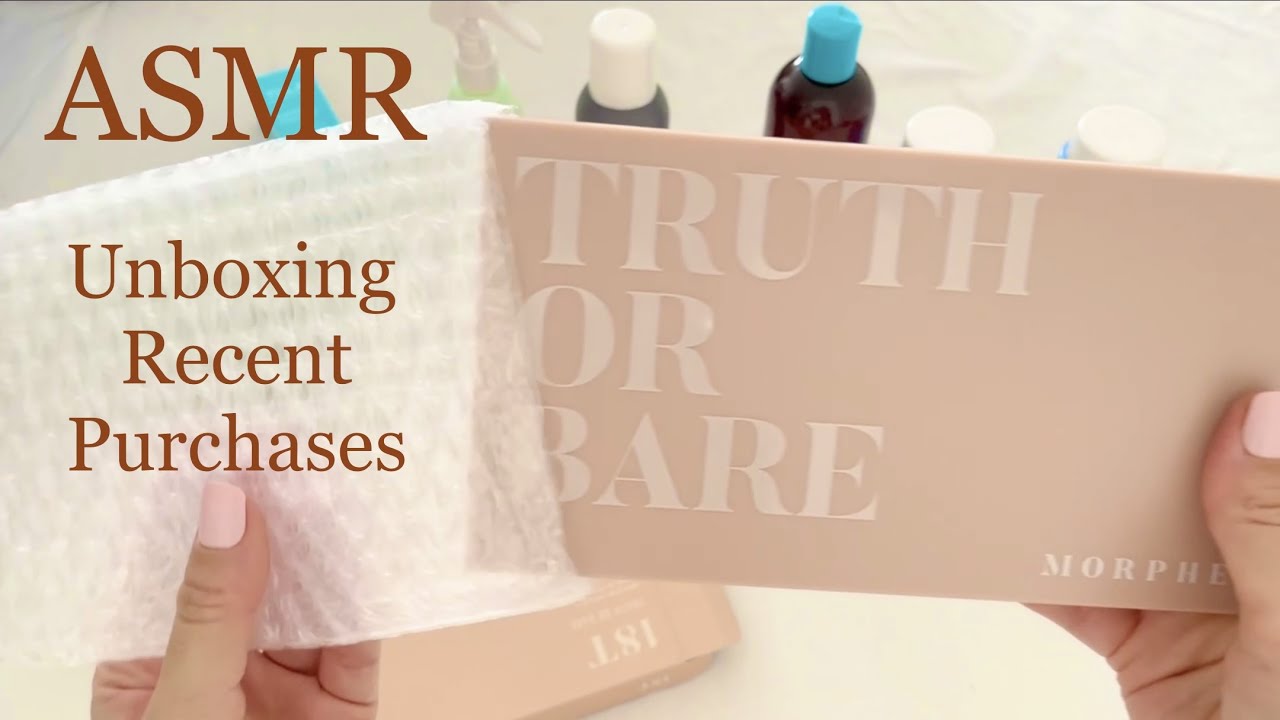 【ASMR】Unboxing Recent Purchases | Shopping Haul | No Talking - YouTube