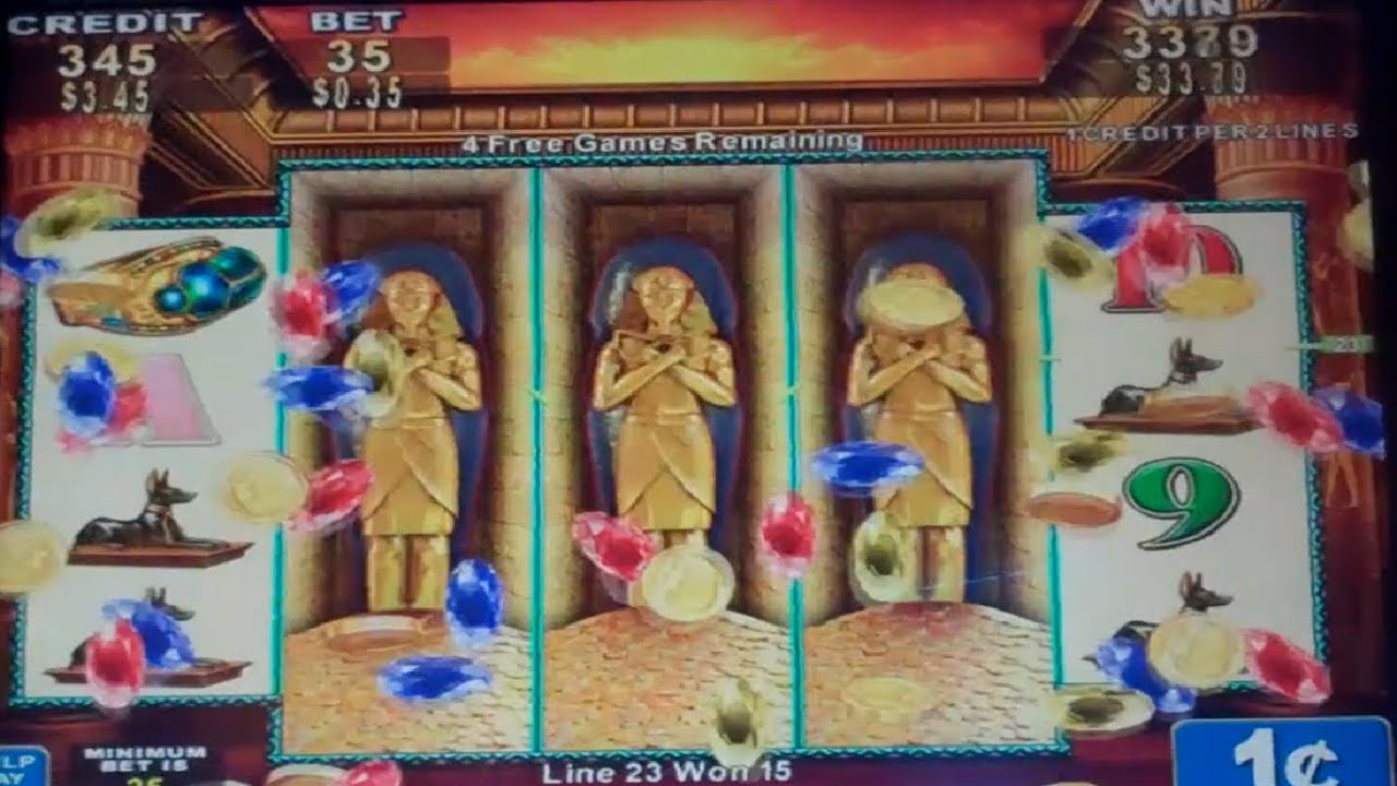 Egyptian Sunset Slot Machine Bonus - 5 Free Games with Expanding Wilds ...