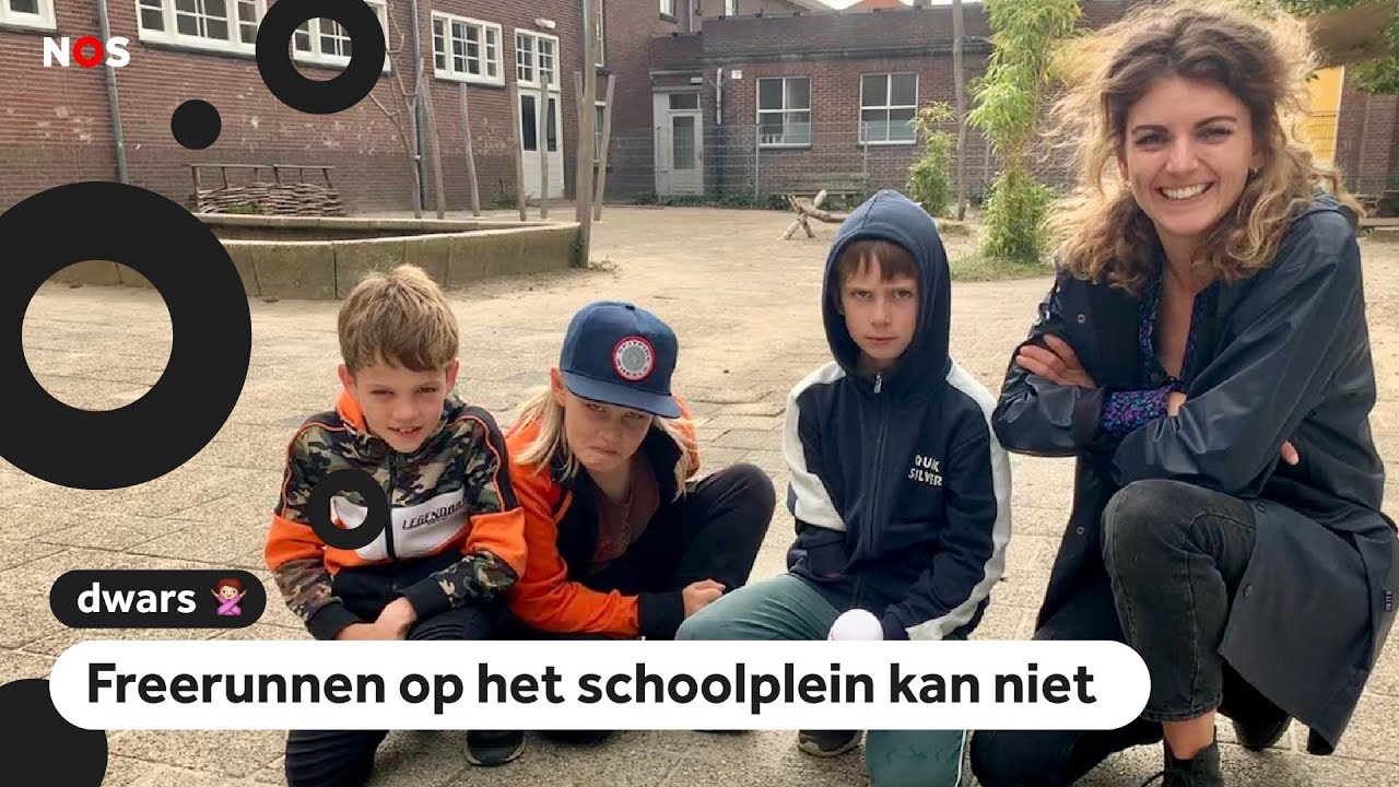 Dwars: Teun, Sam en Teun vinden schoolplein te saai - YouTube