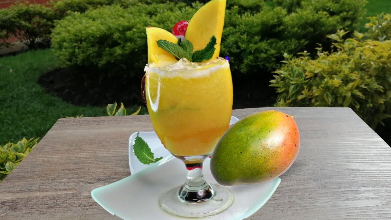 🍹COCTEL DE MANGO 🥭PARA QUE DISFRUTES Y SORPRENDAN FÁCIL🍸 - YouTube