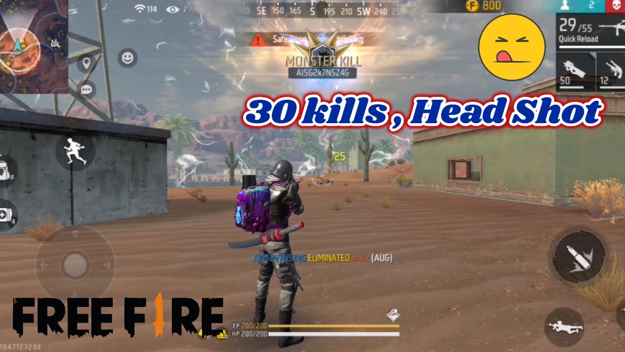 two matches 30 Kills in Free Fire || High Kills || Epic Gaming Vids ...