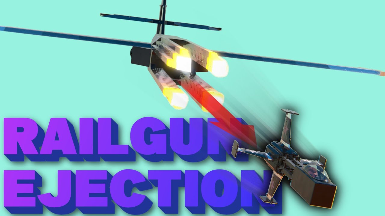 Designing a Railgun Powered Ejection Seat - Trailmakers - YouTube