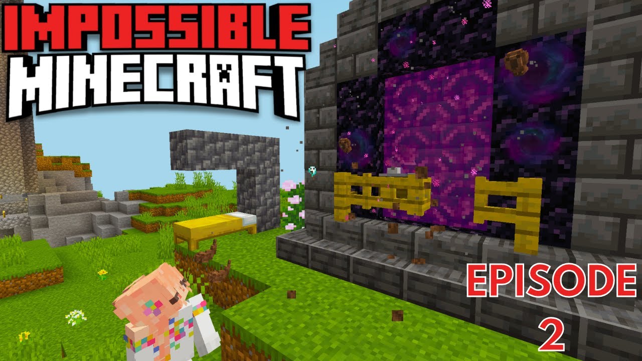 Impossible Minecraft Ep 2 - Impossible Nether?! - YouTube