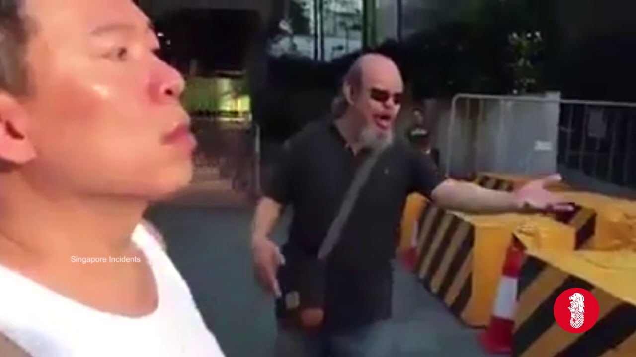 "Jiak Liao Bee" Uncle not happy at the roadblocks for Trump Kim Summit - YouTube