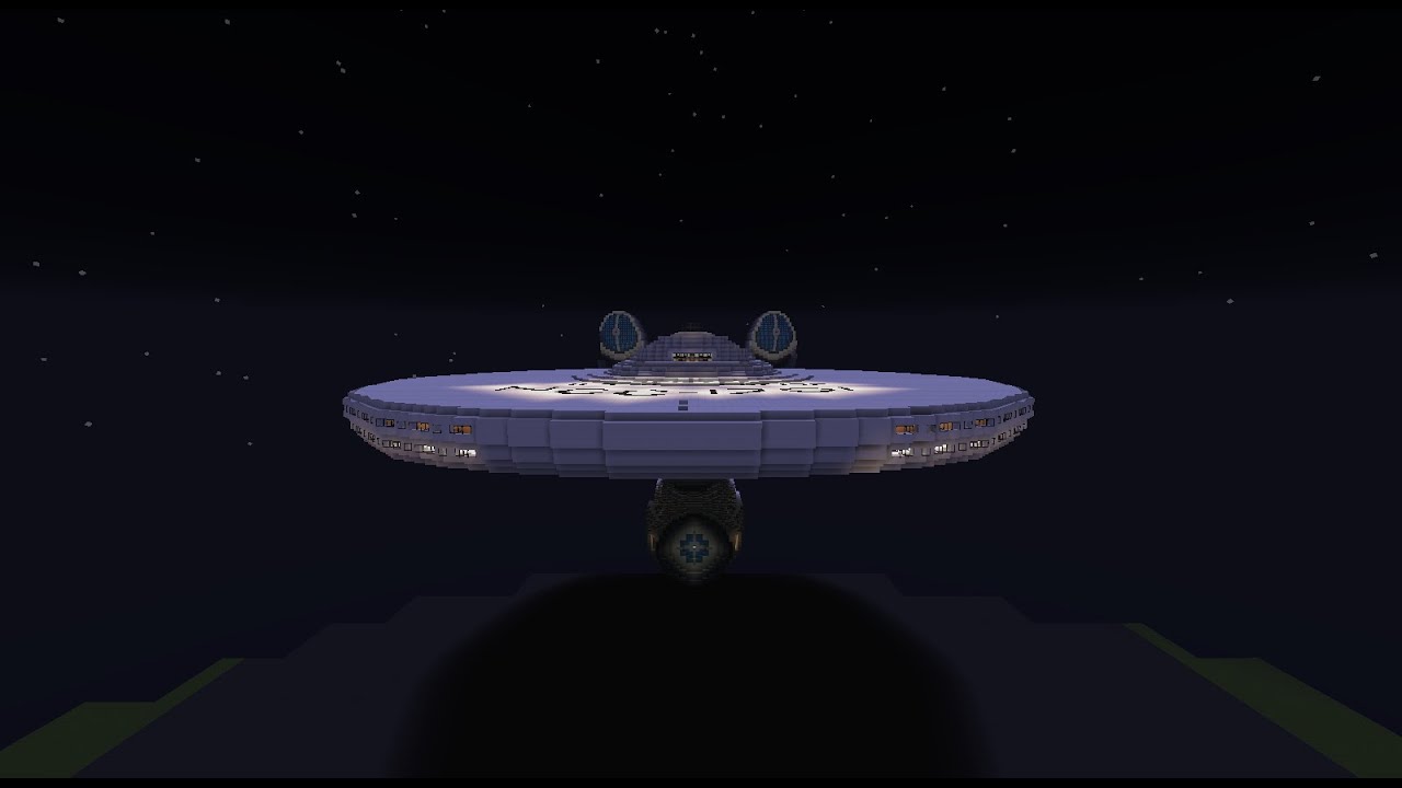 Minecraft USS Enterprise NCC-1701 - YouTube