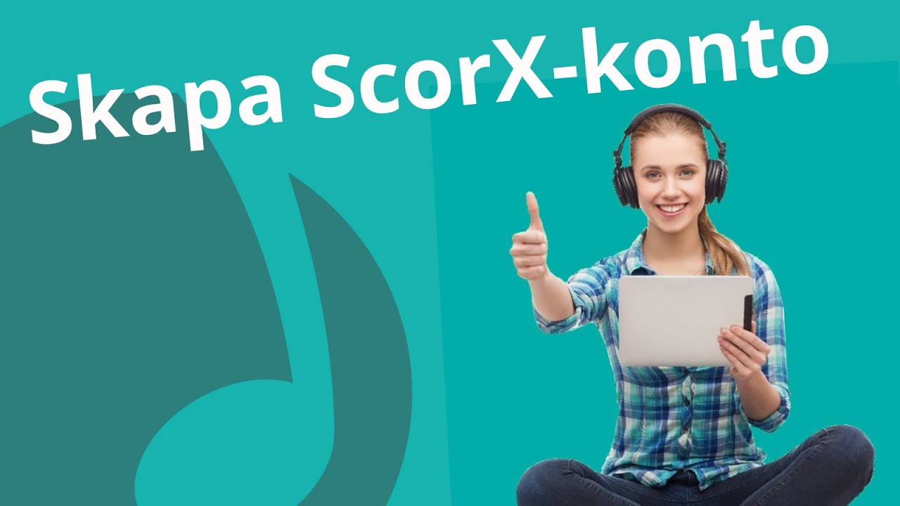 Skapa ScorX-konto - YouTube
