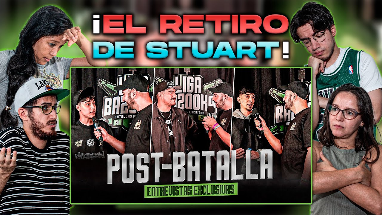 😢¡EL RETIRO DE STUART! - COLOMBIANOS REACCIONAN a las DECLARACIONES de STUART POST LIGA BAZOOKA ...