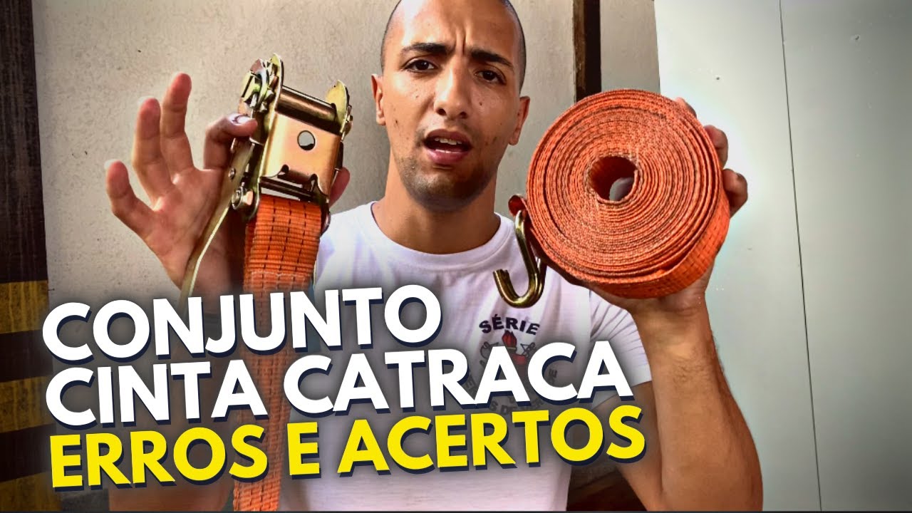 Como Utilizar a CINTA CATRACA - Amarrar Cargas e Estabilização Veicular ...