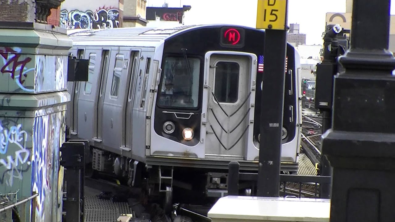 MTA JMZ line, brooklyn - YouTube