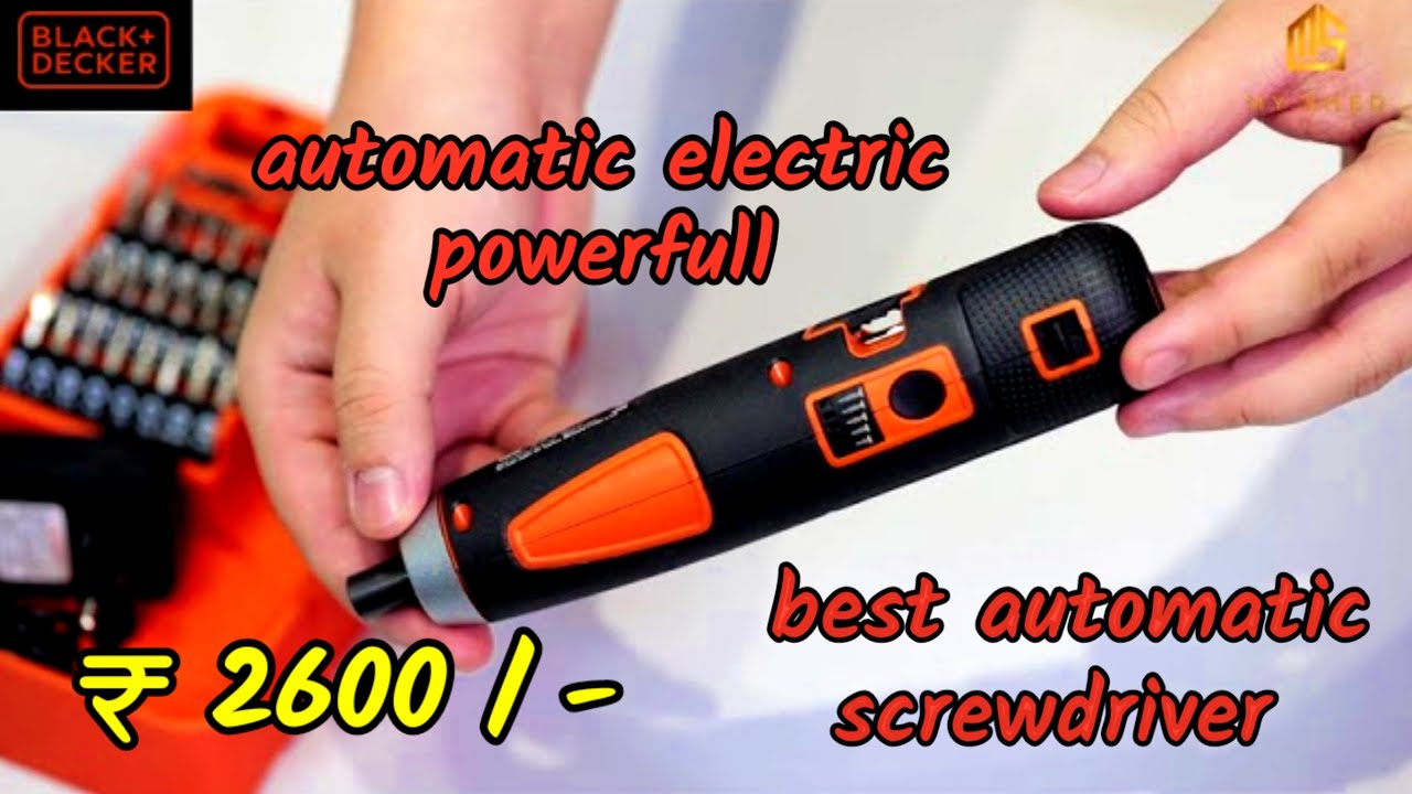 black+dacker electric screw driver with clutch system only 2600 ...