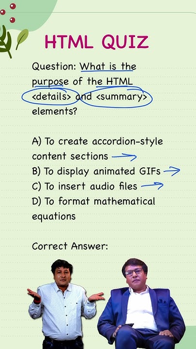 Details And Summary Elements In Html Html Htmlinterview Programmingwithrakesh Youtube
