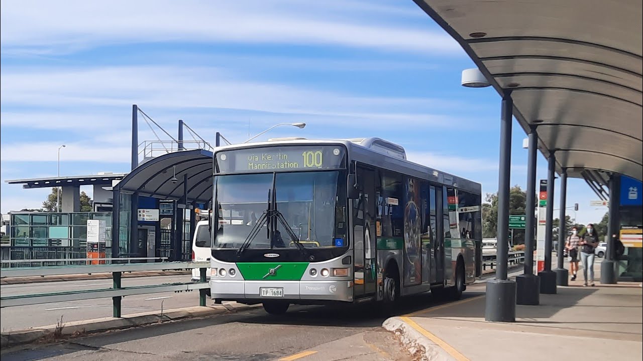 [Full Mark 1st] Transperth Bus Route No. 100 (TP1684) Canning Bridge ...